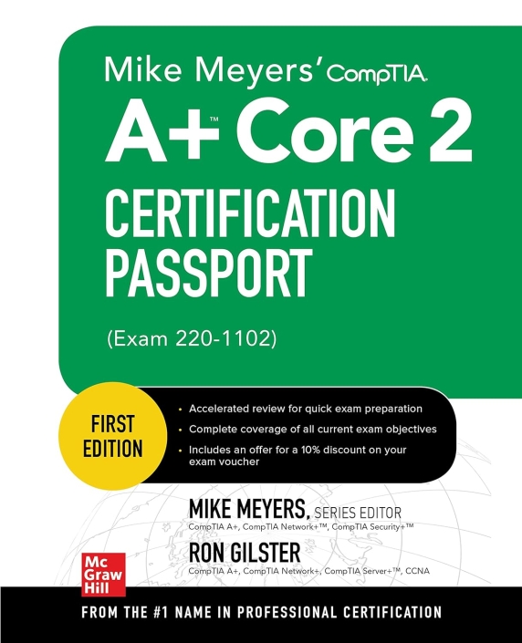 خرید کتاب Mike Meyers' CompTIA A+ Core 2 Certification Passport (Exam ...