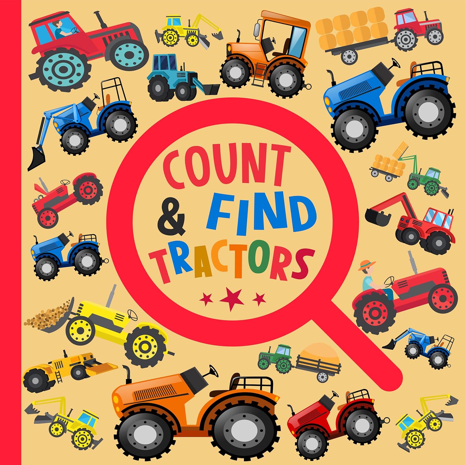 خرید کتاب Count and Find Tractors: A Fun Tractor Counting Picture ...
