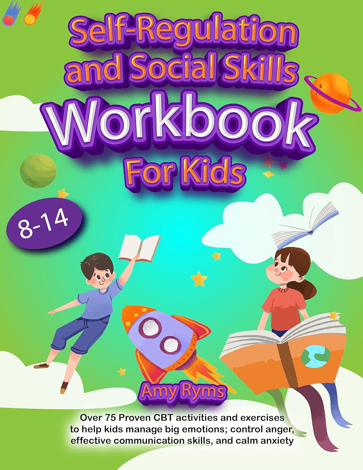 خرید کتاب Self Regulation and Social Skills Workbook for Kids (8-14 ...